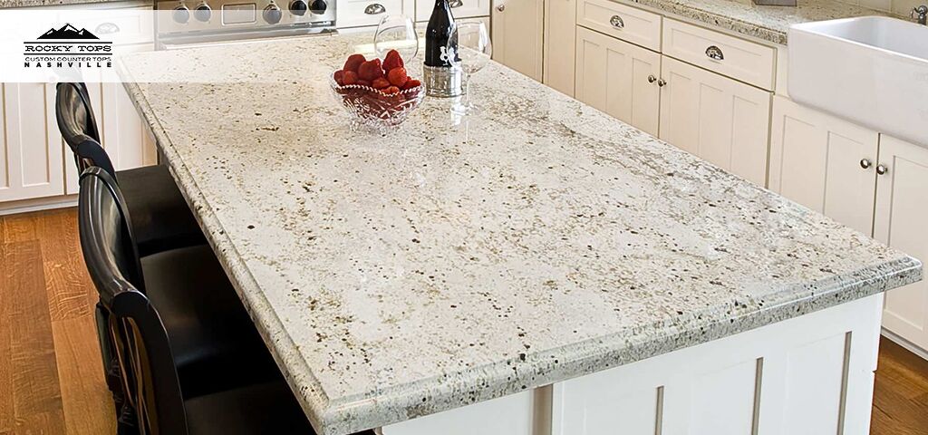 Colonial White Granite Kitchen Countertops White Cabinets Wholesale
